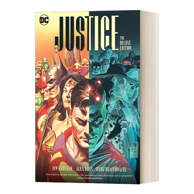 英文原版 Justice The Deluxe Edition DC漫画 正义 精装豪华收藏版 Alex Ross 英文版 进口英语原版书籍