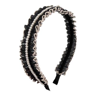 TheDream薄纱珍珠浪漫法式发箍