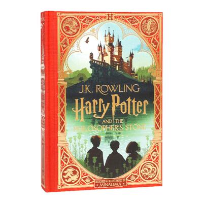 哈利波特与魔法石英文原版精装互动书Harry Potter and the Philosopher’s Stone: MinaLima Edition JK罗琳哈里系列正版进口小说