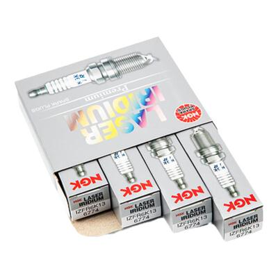 NGK铱铂金火花塞 IZFR6K13 6774 4支装适用于飞度/锋范/思迪/理念