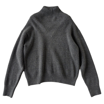 H1c蛇鳞*肌理高领羊毛混纺毛衣