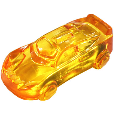 儿童透明仿水晶小汽车玩具饰品