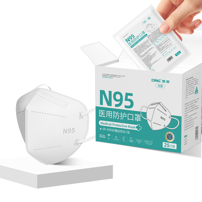 100只医用防护口罩n95级灭菌正品
