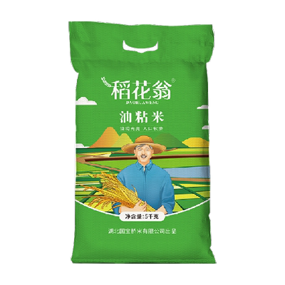 稻花翁南方油粘米大米5kg×1袋