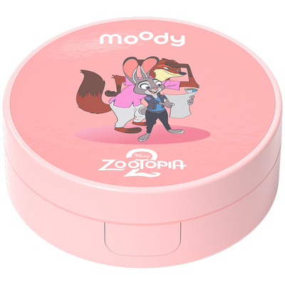 moody迪士尼小圆盒小方盒隐形眼镜伴侣盒小巧便携美瞳收纳盒