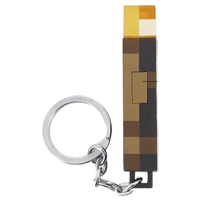 我的世界火把钥匙扣可发光迷你模型挂件Minecraft周边玩具挂件