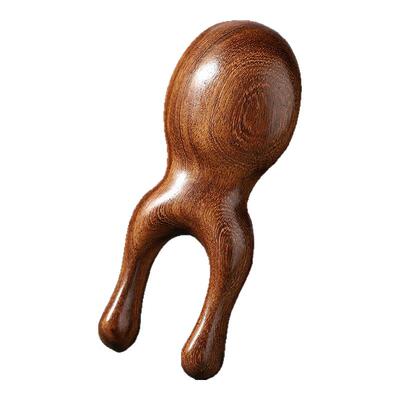 高圆圆同款天然檀木小青蛙眼周按摩木梳子脸部提拉眼部护眼神器