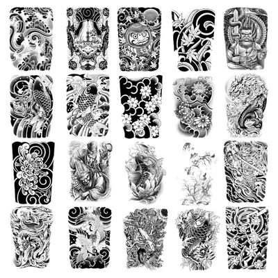 中国防水持久草本纹身贴