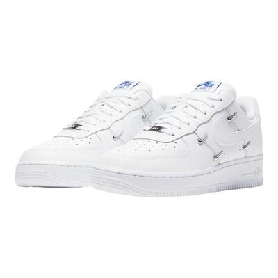 AF1空军一号四钩白蓝女板鞋