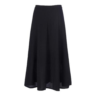 时尚黑色半身裙高腰显瘦长款