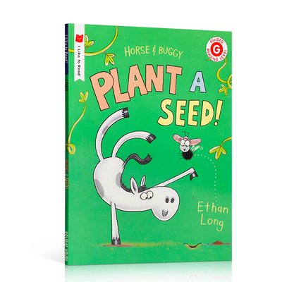 英文原版绘本Horse & Buggy Plant a Seed! 种下一颗种子 种子长成大南瓜搞笑故事书 亲子共读孩子睡前成长故事图画书4-8岁