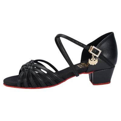 英皇舞霸女童拉丁舞鞋室内软底鞋