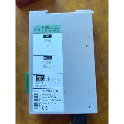 SFERE 江苏斯菲尔 单相电流变送器 JD194－BS4I—议价