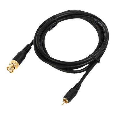 秋叶原 Q370BNC转RCA莲花公 BNC线监控高sdi清摄像Q9头视频线AV 纯铜75-5转AV录像机连接电视