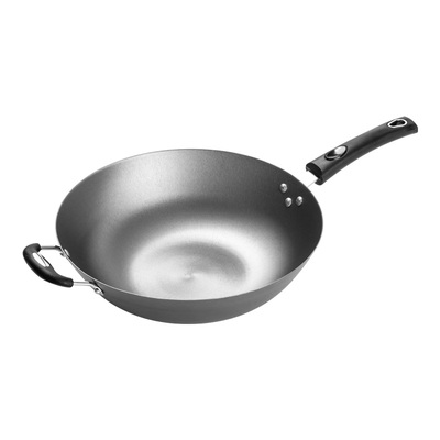 精品炒锅传统平底电磁炉通用不粘