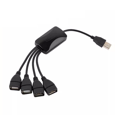 八爪鱼四口线型USB2.0HUB分线器