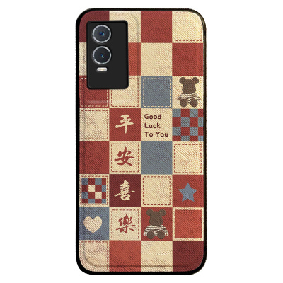 适用vivoy76s手机壳全包防摔挂绳