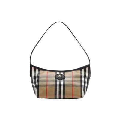 【自营】BURBERRY/博柏利新品Highlands女士经典格纹单肩包女包