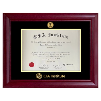 CFAFRM金融类烫金装裱框