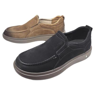 头层牛皮透气英伦风休闲皮鞋男鞋