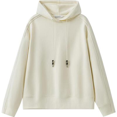 播商场同款连帽领卫衣女24秋冬新款休闲风软糯宽松上衣BDR4VD3980