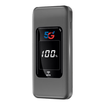 【彩屏显示】2026新款5G随身wifi全网通移动无线路由器网络家用户外直播网络三合一全国通用便携式双频WiFi6