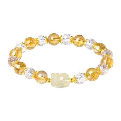 【新年礼物】周大生貔貅水晶手串