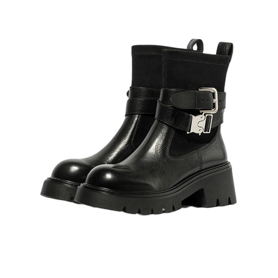 CDF女鞋轻奢瘦瘦靴弹力靴短靴女