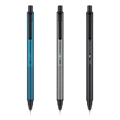 日本uni三菱铅笔自动铅笔M5-KH升级版金属自转铅笔KuruToga黑科技0.5mm自转铅芯不易断芯书写自动铅磨砂质感