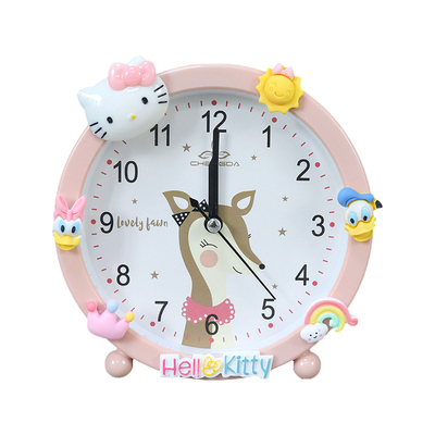 小闹钟卡通可爱礼物卧室床头