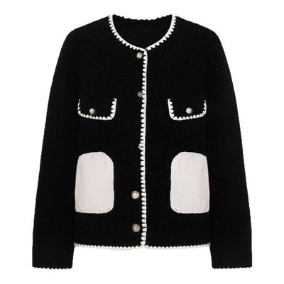 法式香颂小香风鹅绒服