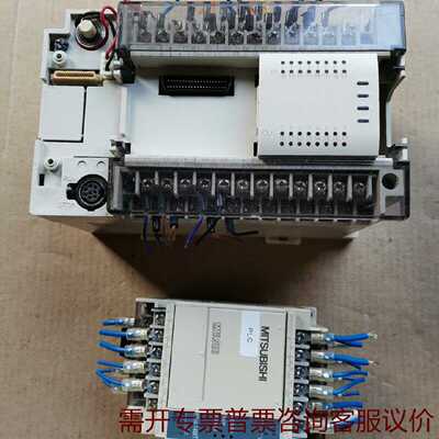 三菱FX2N32MR001实物拍摄通电如图退 议价