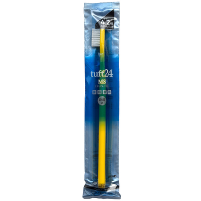 日本进口 OralCare 成人TUFT24 M 中毛尖细毛抗菌牙刷