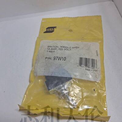 配件ESAB 97W10 TOGGLE  2 POSITION 15A 125V SCREW TERMINALS议