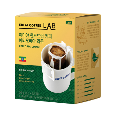 【U先试用】 EDIYA韩国进口埃塞俄比亚挂耳式手冲咖啡7小包