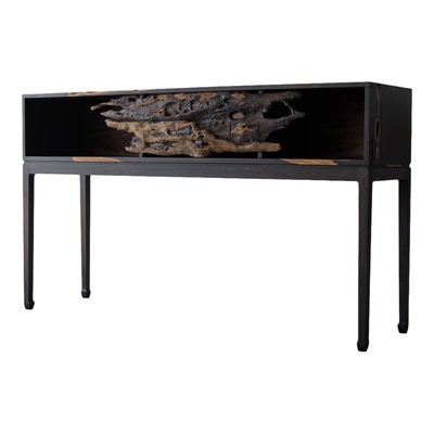 野木孤品玄关茶边柜侘寂风