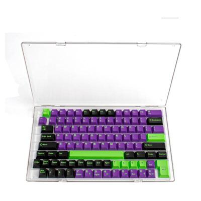 薄荷糖透明帽盒塑料机械键盘