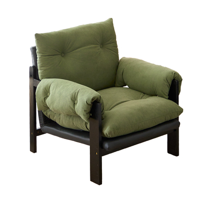 厚乳沙发椅家用躺椅阳台休闲椅子客厅单人椅可躺懒人沙发卧室单椅