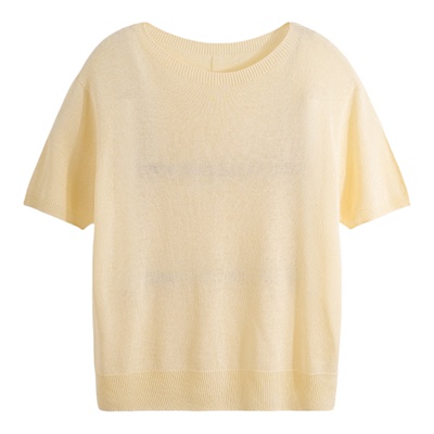 「消夏」打底凉感亚麻针织衫