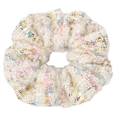 手工粗花呢小香发圈合集