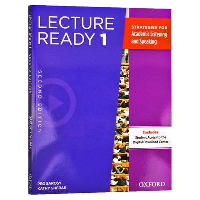 正版 LECTURE READY 2E 1 SB牛津学术英语教材 LECTURE READY系列1