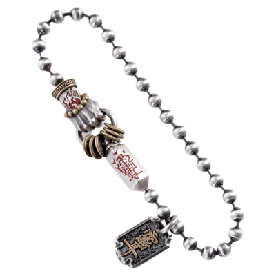 琢匠师刀男士手链道系s925银饰品潮流圆珠链悟道系列配件男款手串