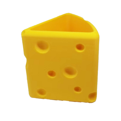 3D打印奶酪可爱桌面办公室高级感笔筒化妆台眼影刷子梳子收纳盒