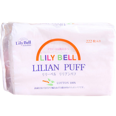 日本丽丽贝尔lilybell化妆棉脸部