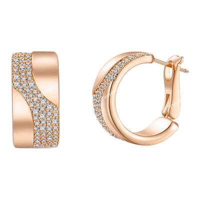 TWINSLULU镶嵌C形耳拍耳环