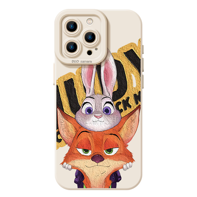 油画风朱迪尼克情侣男女款手机壳