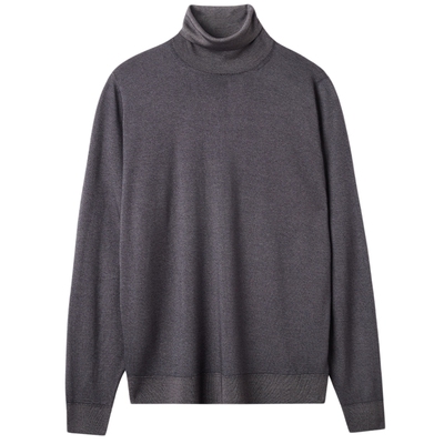 FALCONERI男士时尚经典商务保暖修身山羊绒高领毛衣针织衫UML250L