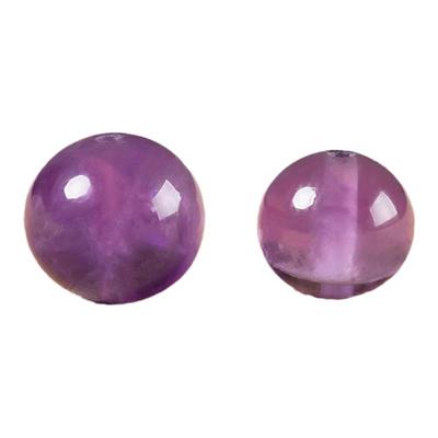 紫水晶珠子散珠串珠手工diy材料