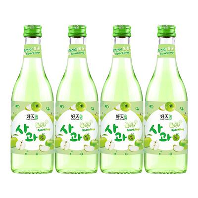 韩国好天好饮苹果味气泡酒