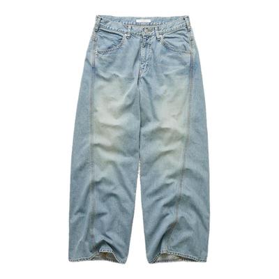 现货 JIEDA USED 3D WORK DENIM 日产立体剪裁水洗做旧休闲牛仔裤